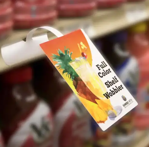 Shelf Dangler, Wobbler, Talker WITH Double Sided Tape | Artsoft Expo